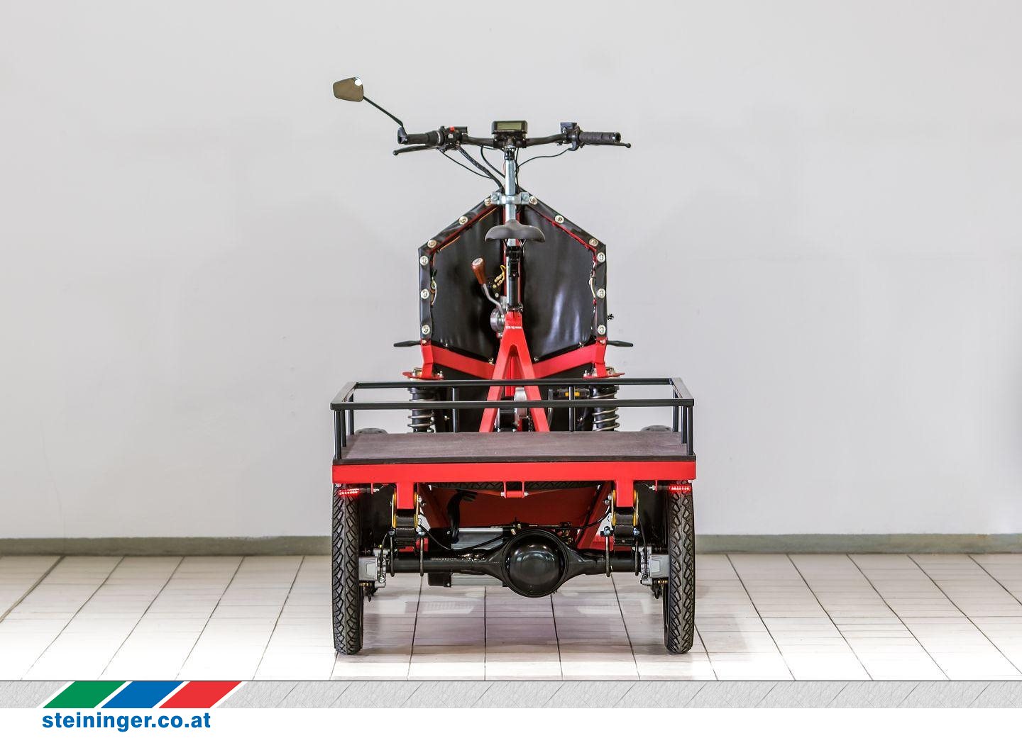 Elektro-Lastenrad Alba Pritsche Geländer | Elektro-Lastenfahrräder by ...