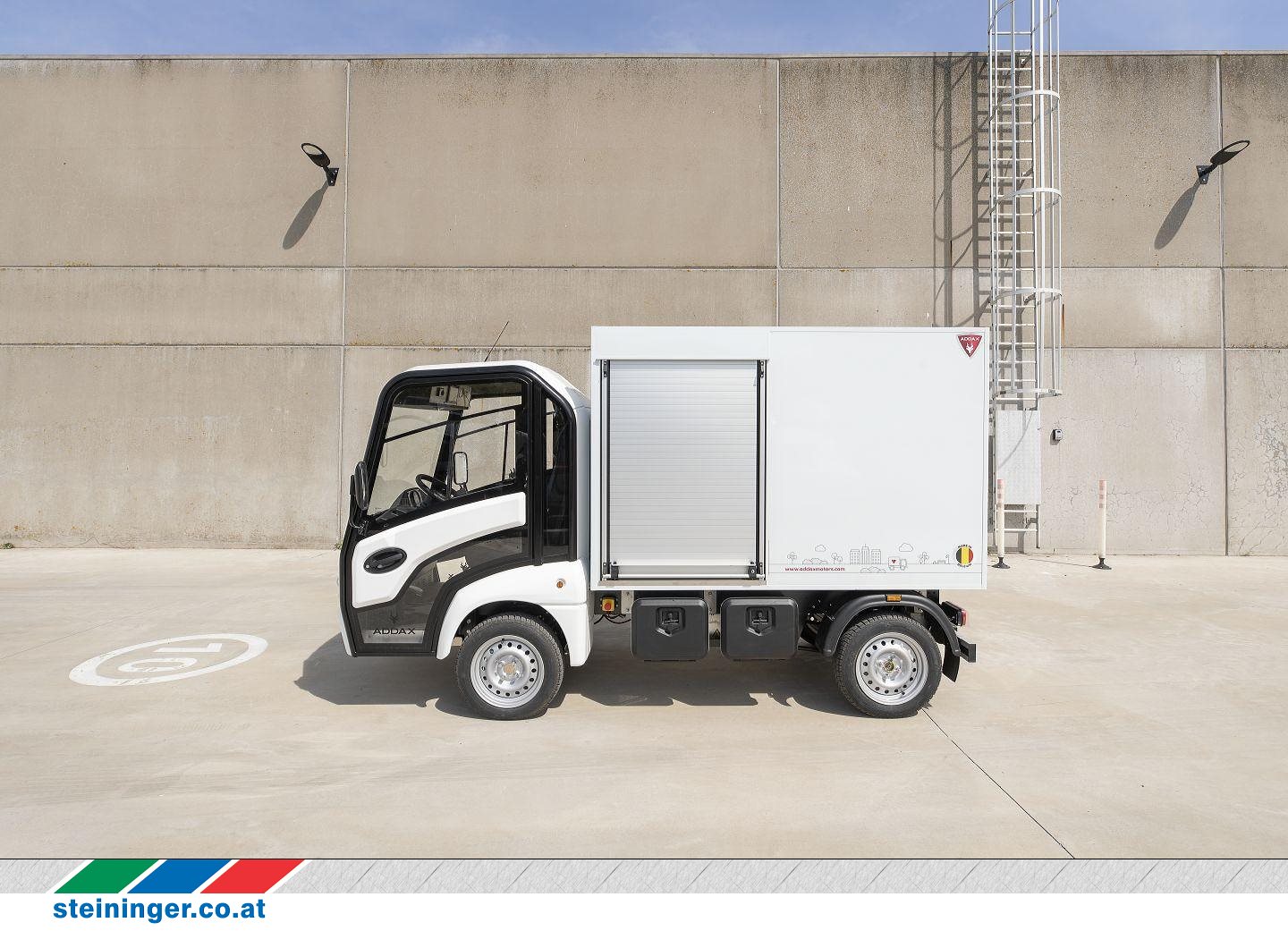 Addax Elektro-Klein-LKW Kiru Koffer | Elektro-Klein-LKW by Steininger