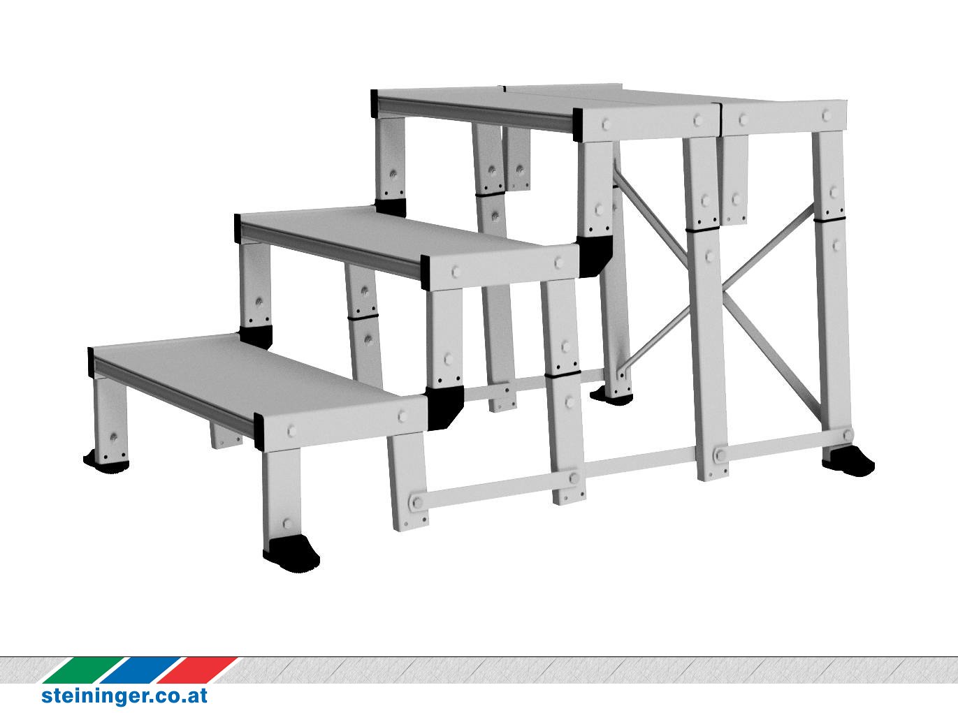 Hymer Modularer Industrietritt, nach DIN EN 14183 6877 Modul 3 ...
