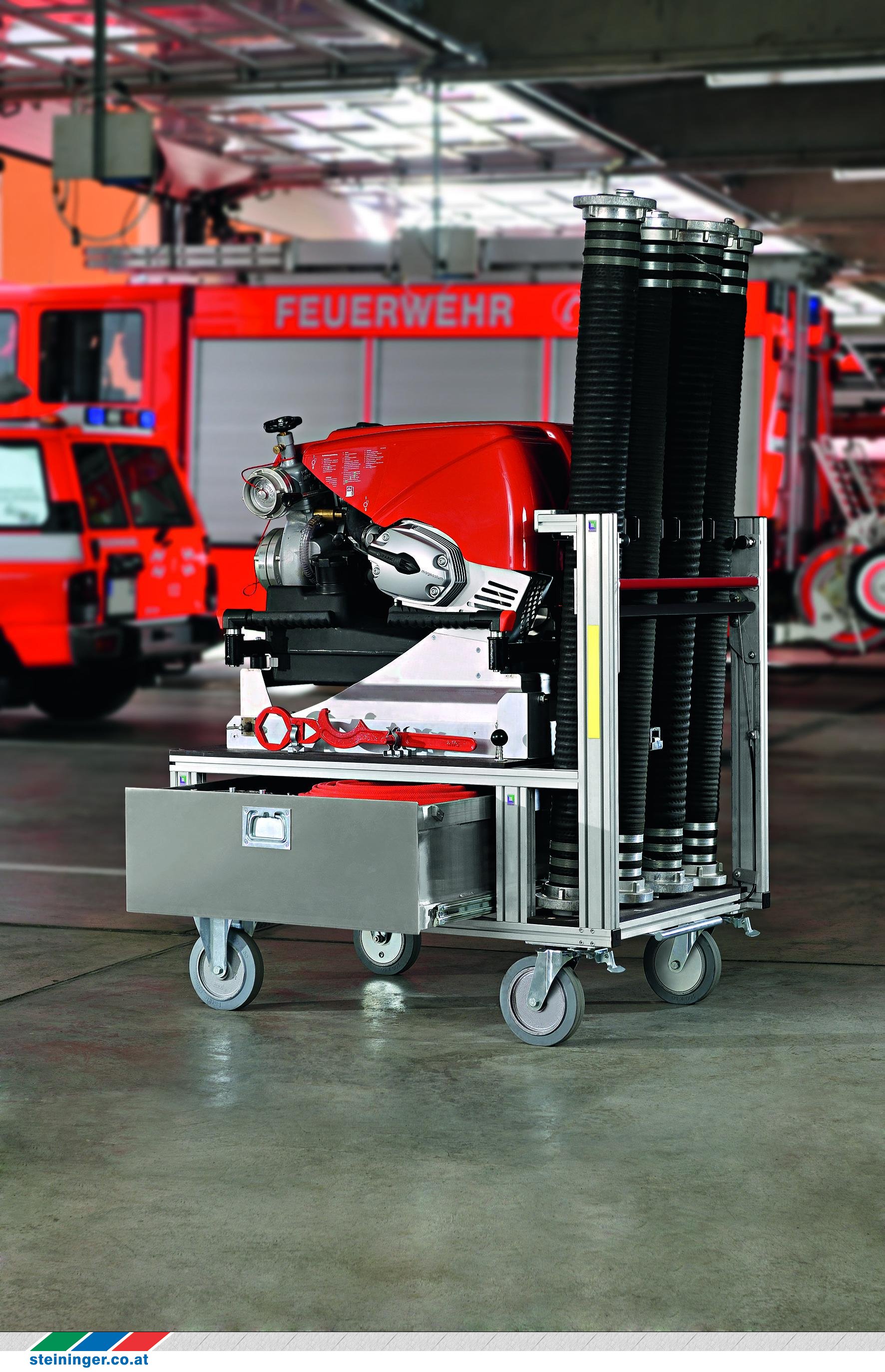 Günzburger Rollcontainer für Tragkraftspritze und Zubehör Standard ...